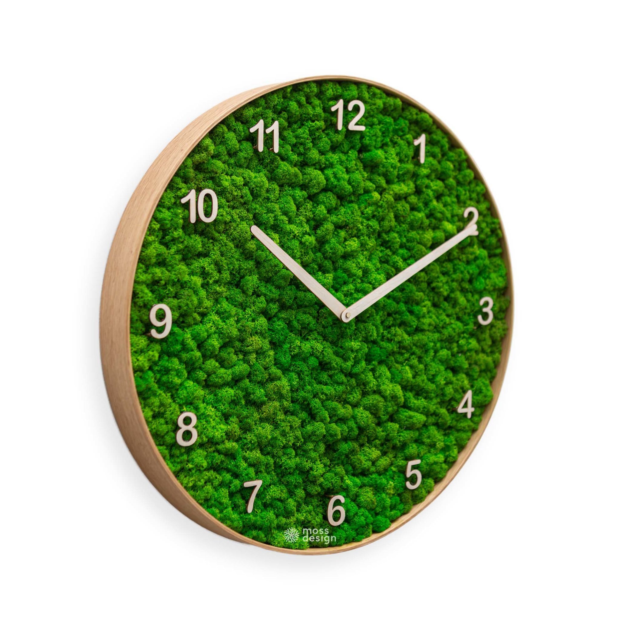 Machové hodiny – Moss design